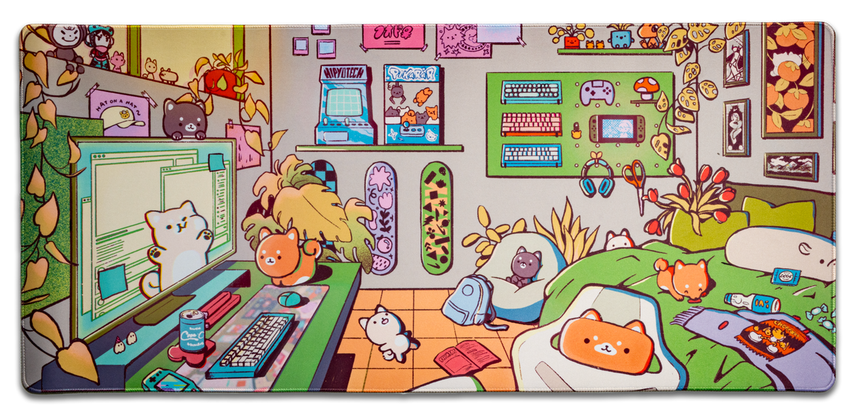 Pikarar x Hipyo Tech Desk Mat – Hipyo Tech's Merch Store